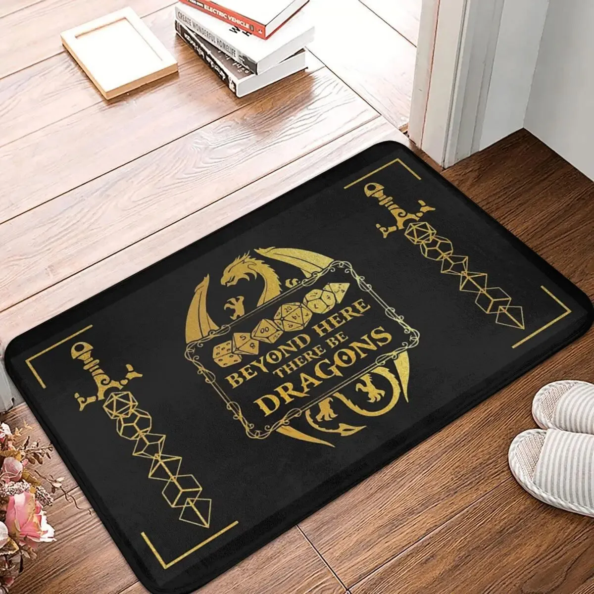 Beyond Here There Be Dragons Doormat