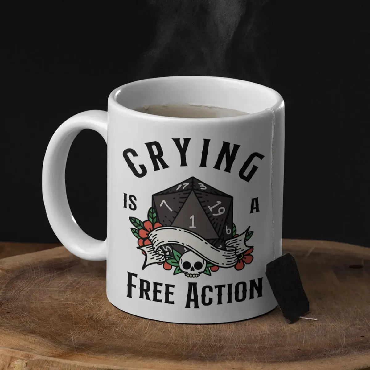 Crying Is A Free Action Ceramic Mug