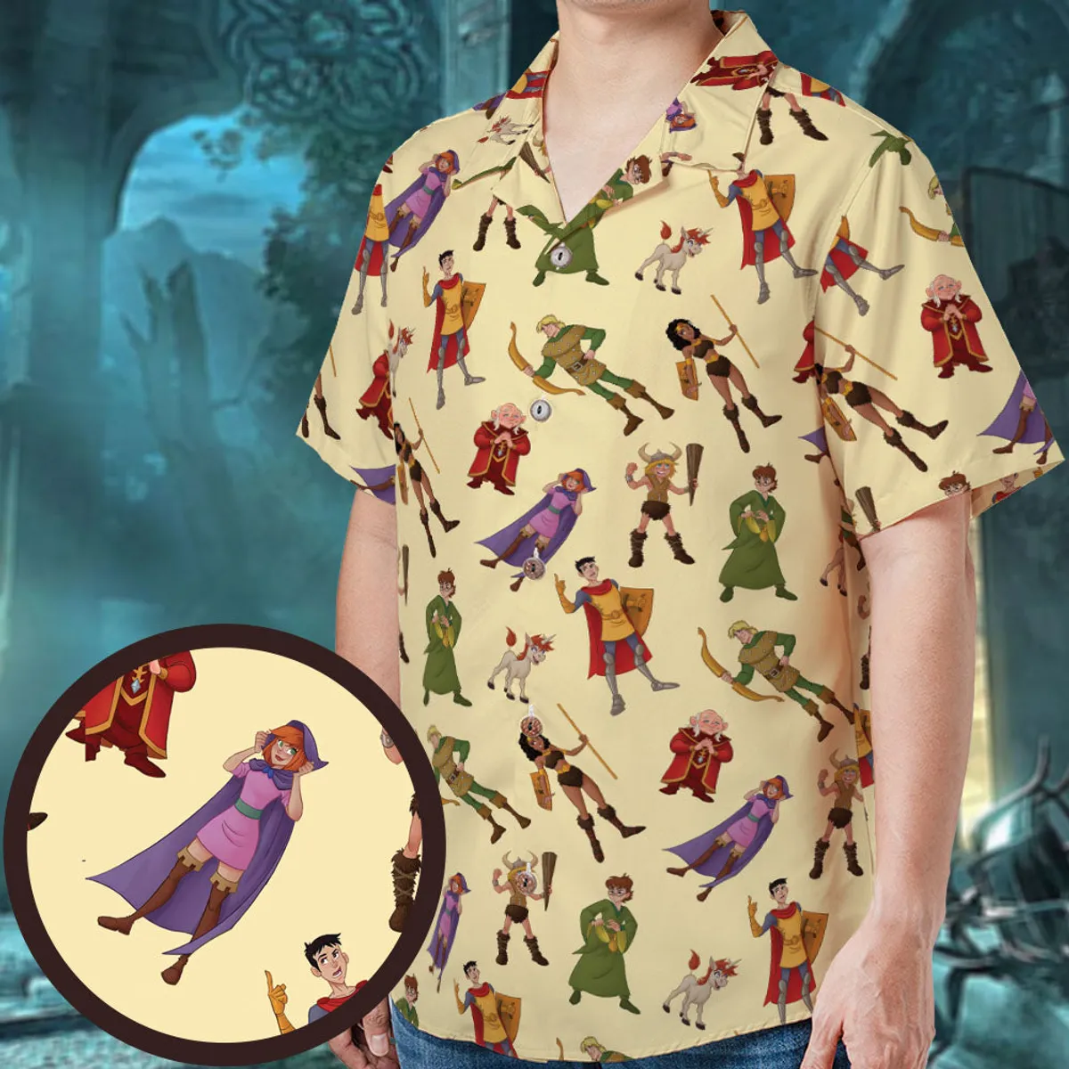 RPG Characters Hawaiian Shirt