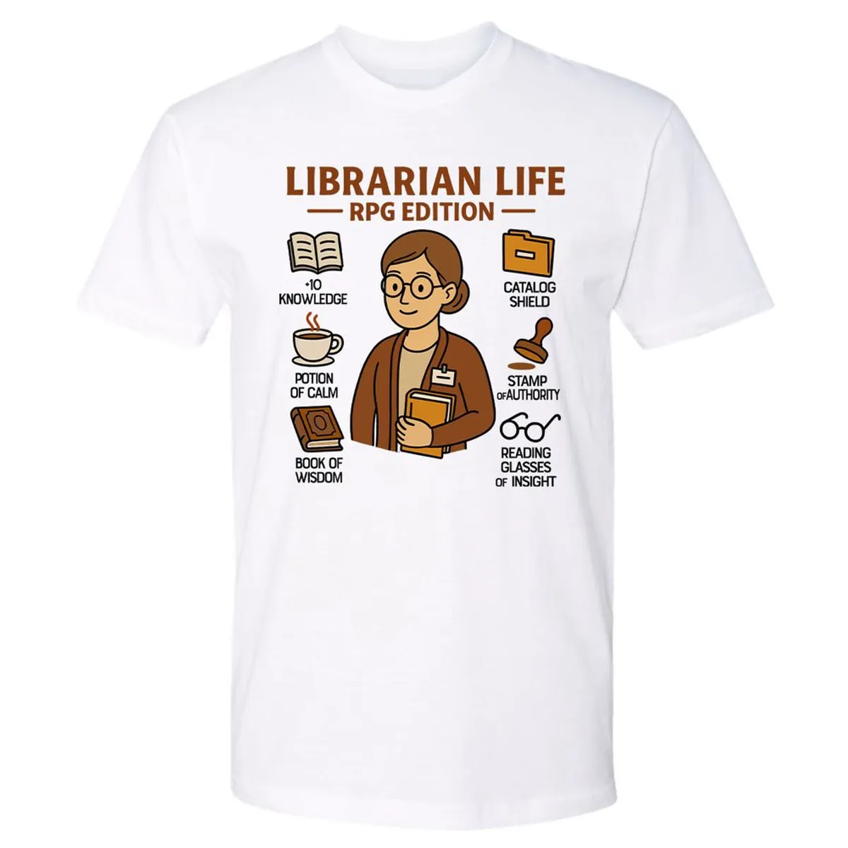Librarian Life RPG Edition Premium Unisex T-Shirt