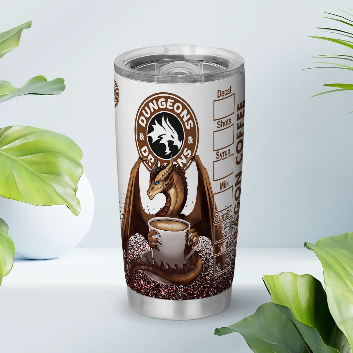 DnD Dragon Coffee Tumbler