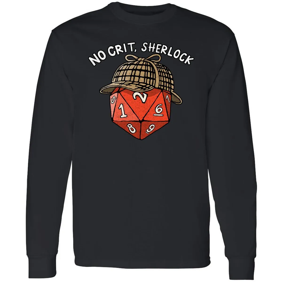 No Crit Sherlock Long Sleeve T-Shirt