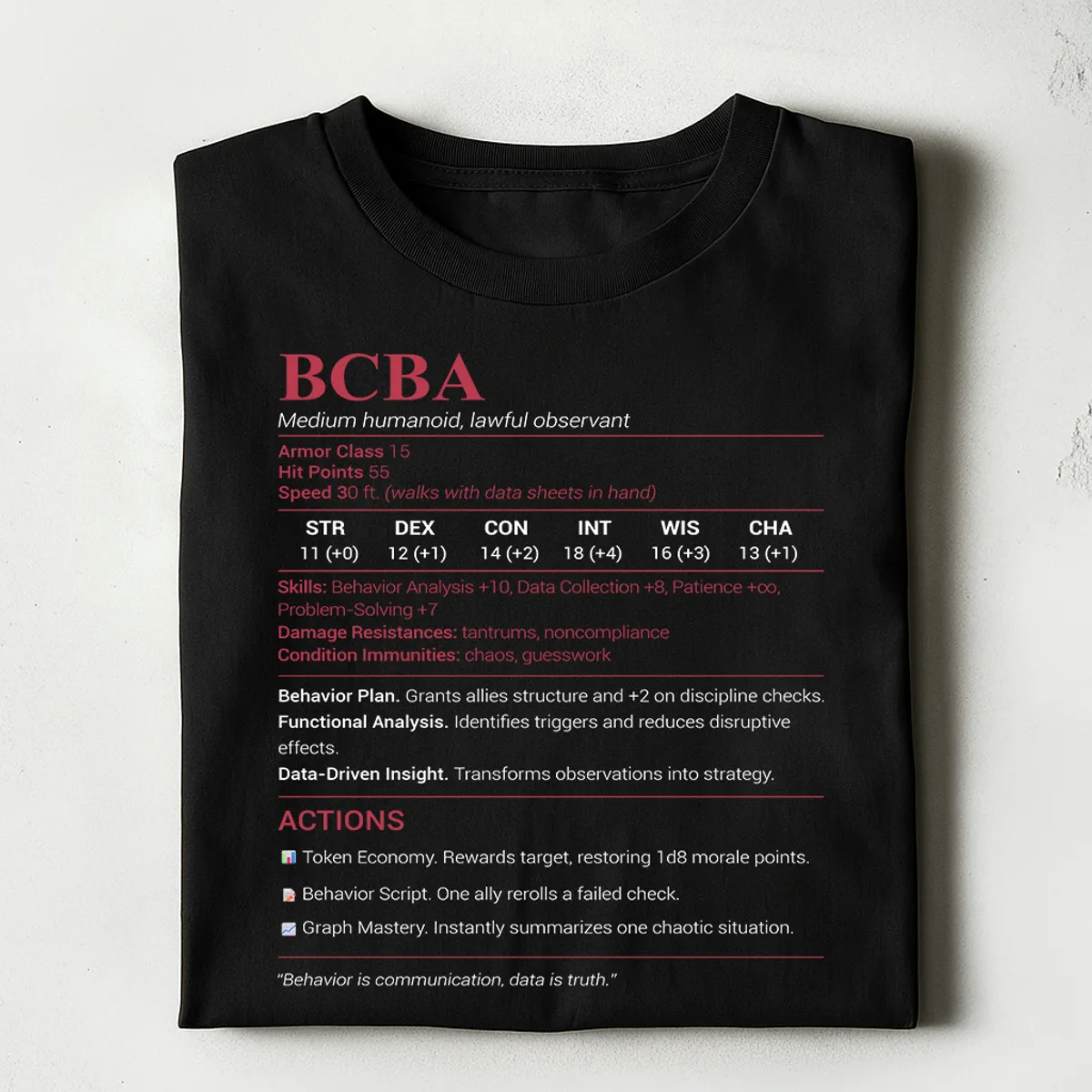 BCBA Classic Unisex T-Shirt