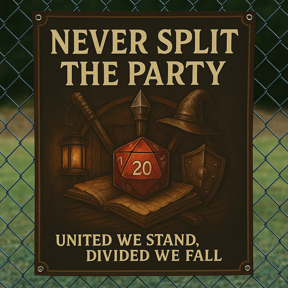 Never Split The Party Flag